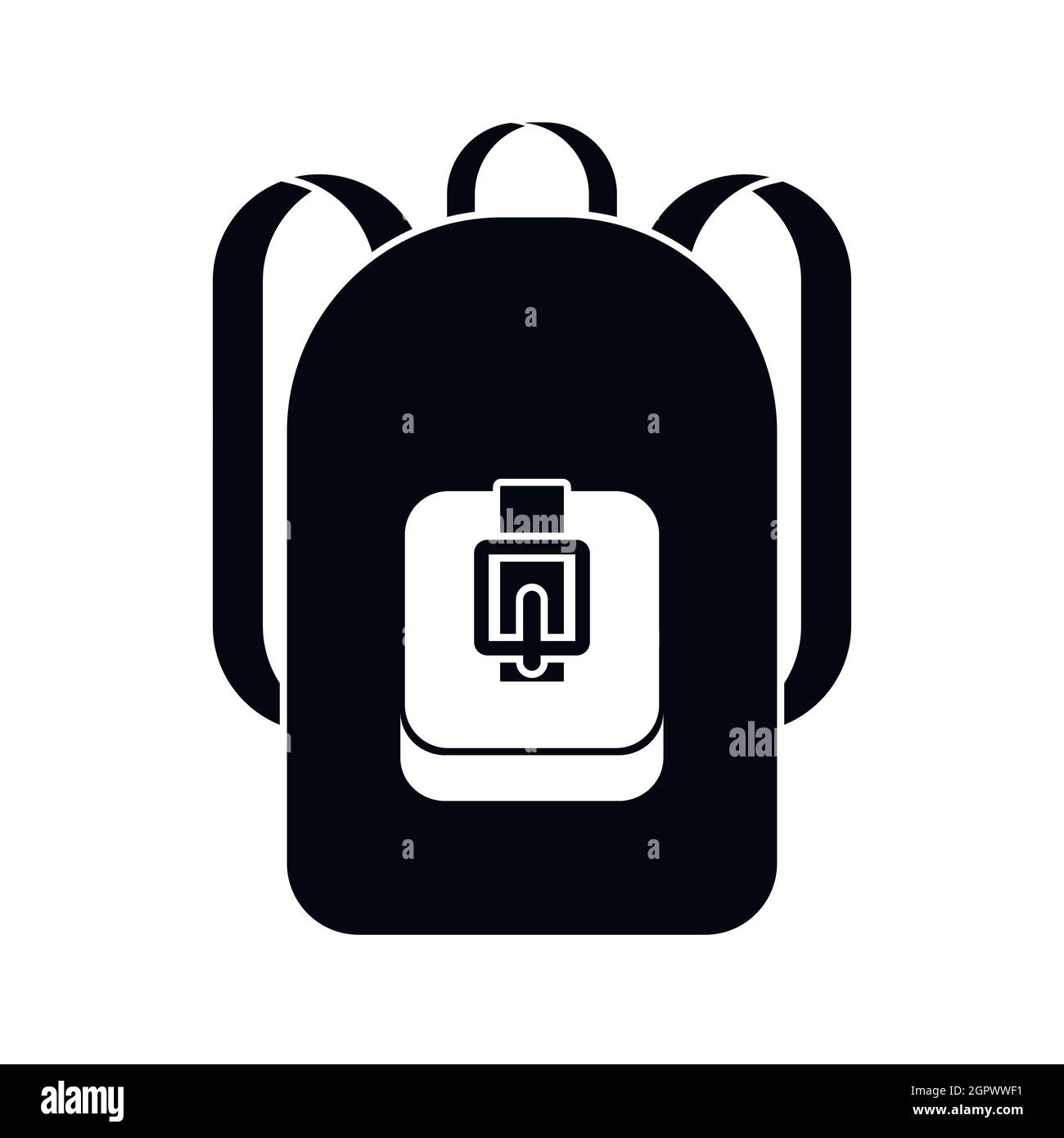 Backpack icon, simple style Stock Vector Image & Art - Alamy