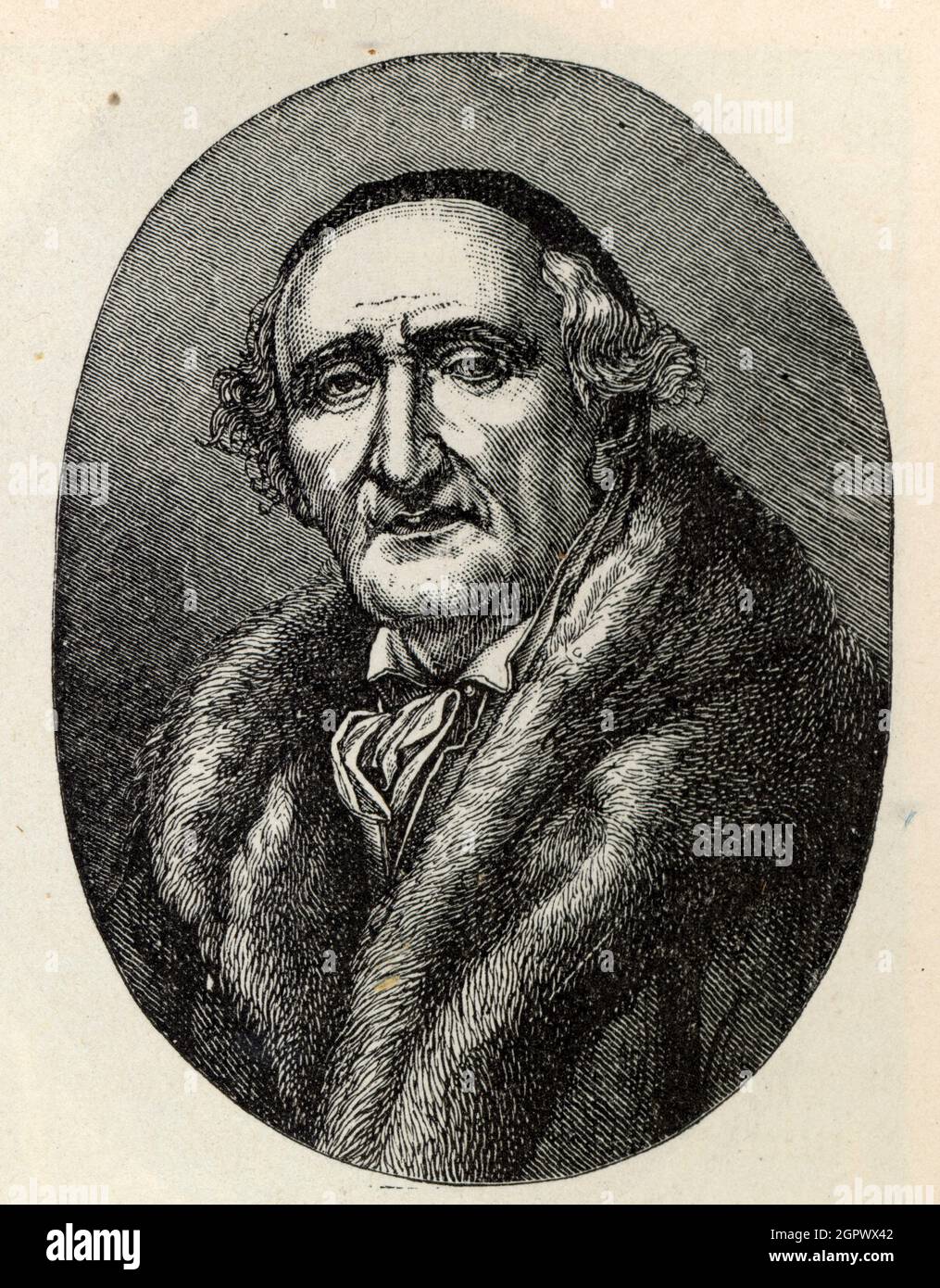 Portrait of Johann Gottfried Schadow (1764-1850). Private Collection ...