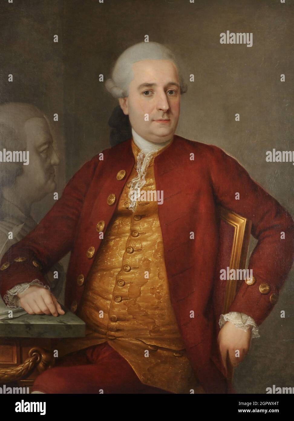 Portrait of Johann Christian Bach (1735-1782). Private Collection Stock ...
