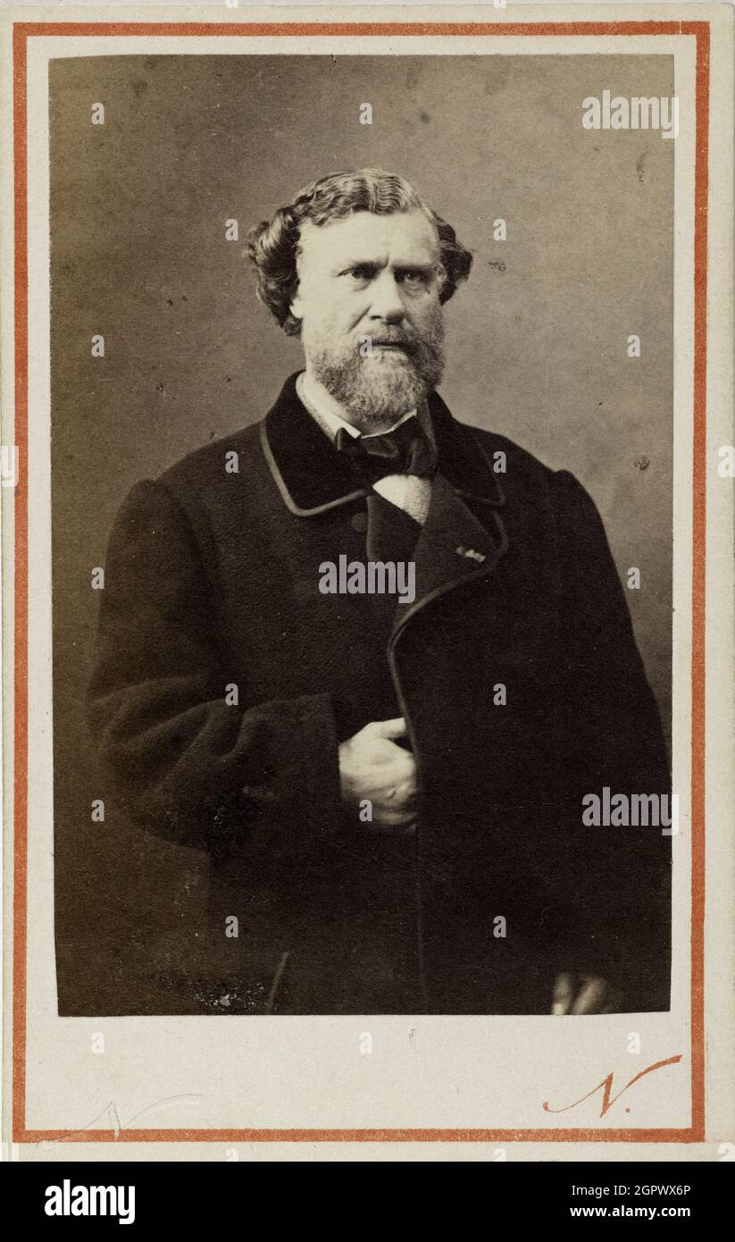 Portrait of Jules Lacroix (1809-1887), ca 1865. Private Collection ...