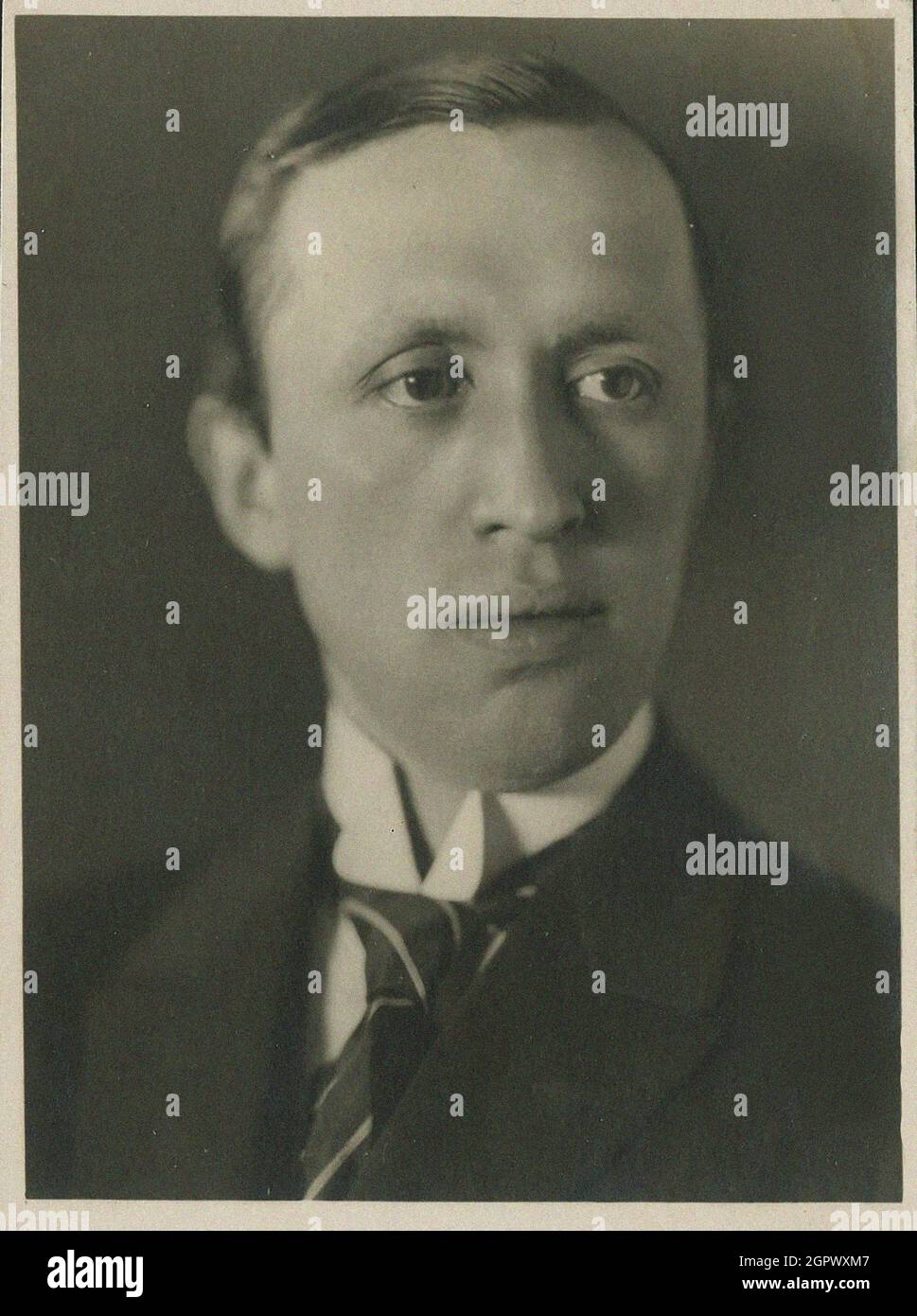 Portrait of Karel Capek (1890-1938), 1930. Private Collection Stock ...