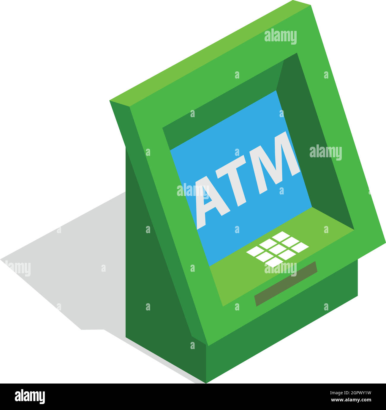 ATM icon, isometric 3d style Stock Vector Image & Art - Alamy