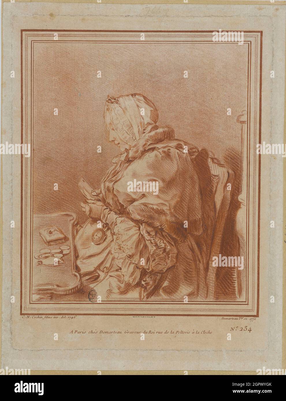 Portrait of Madame Geoffrin (1699-1777), 1770. Found in the Collection ...