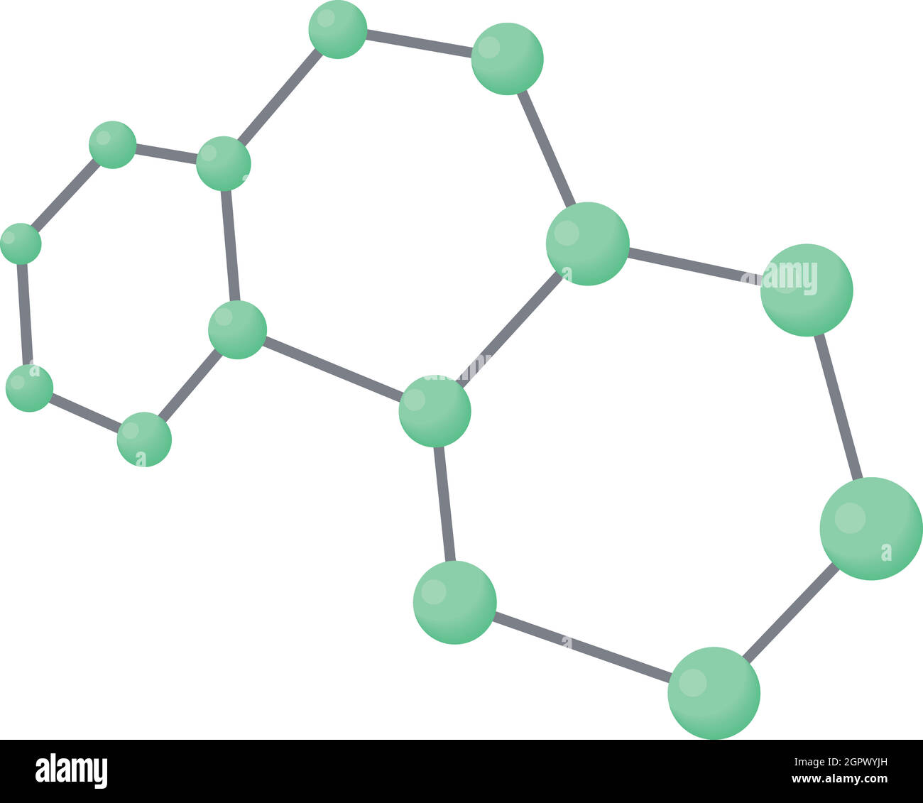 Molecules icon, cartoon style Stock Vector Image & Art - Alamy