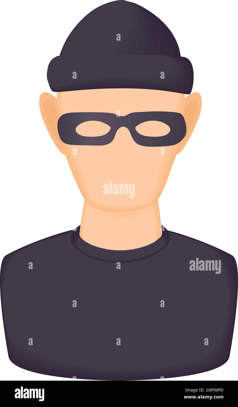 Bandit icon, cartoon style Stock Vector Image & Art - Alamy