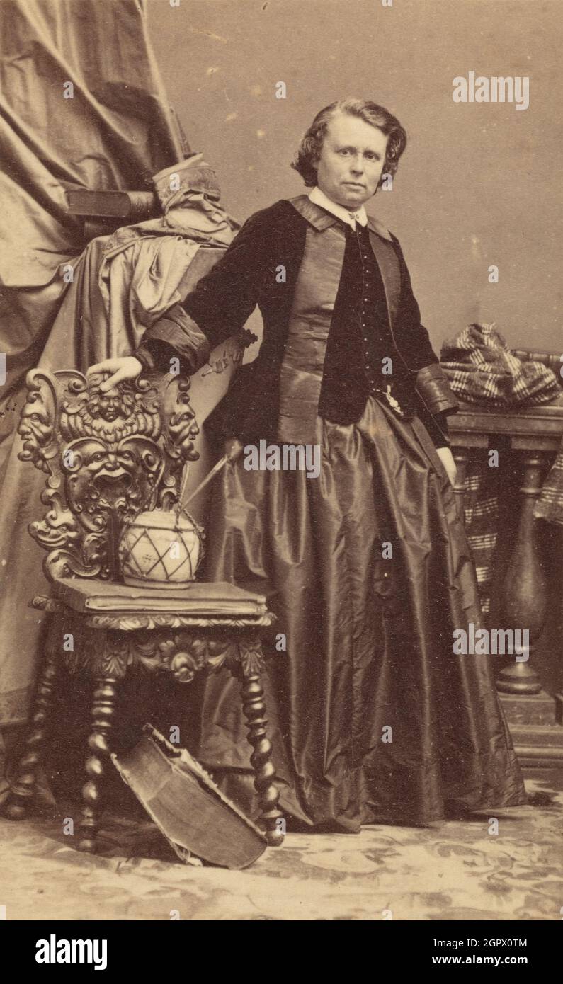 Portrait of Rosa Bonheur (1822-1899), Early 1860s. Private Collection Stock Photo - Alamy