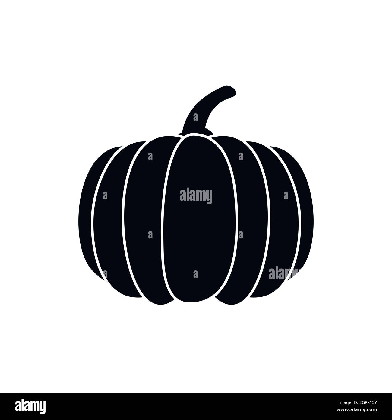 Pumpkin icon, simple style Stock Vector Image & Art - Alamy