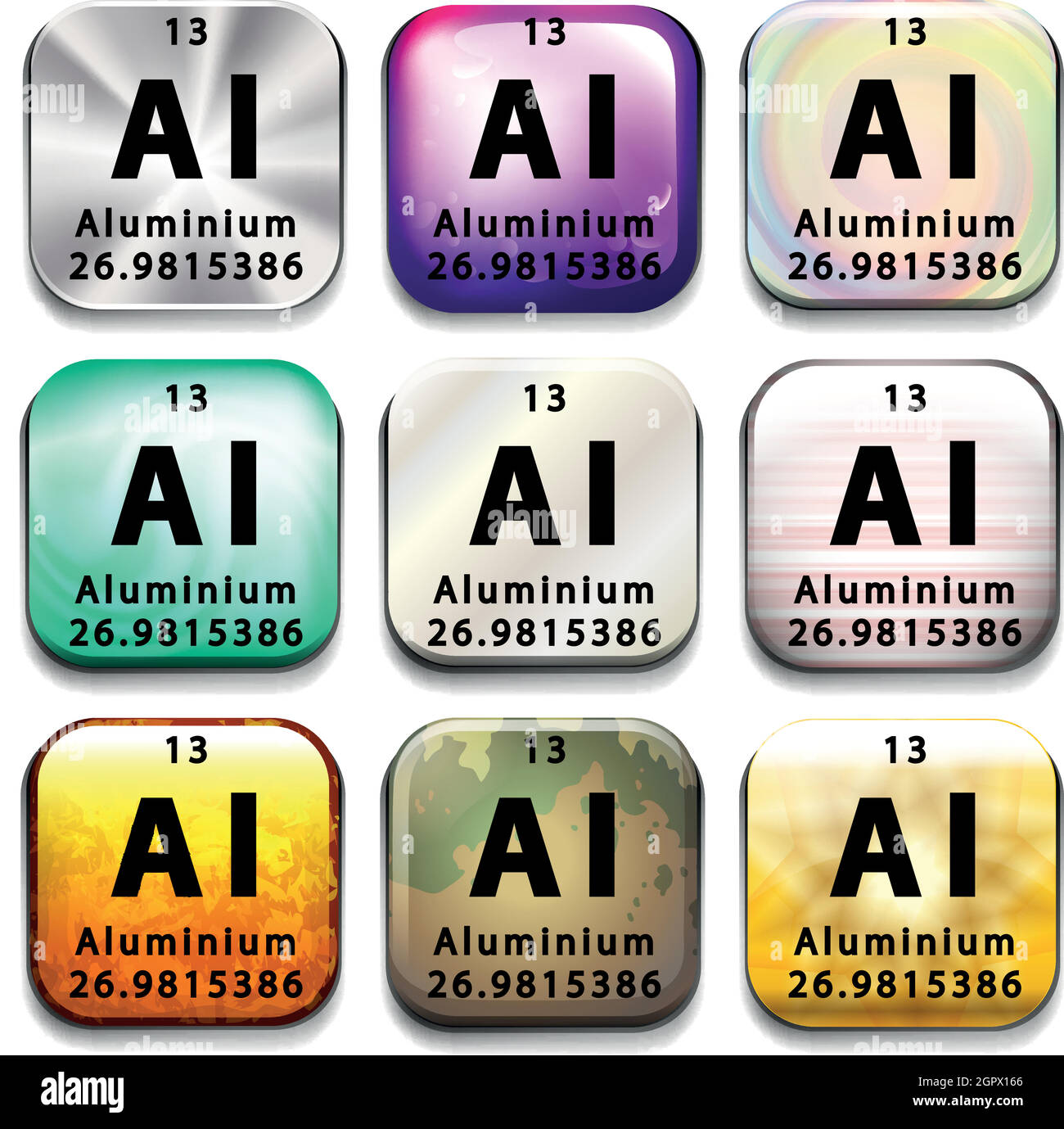 Aluminium group Stock Vector Images - Alamy