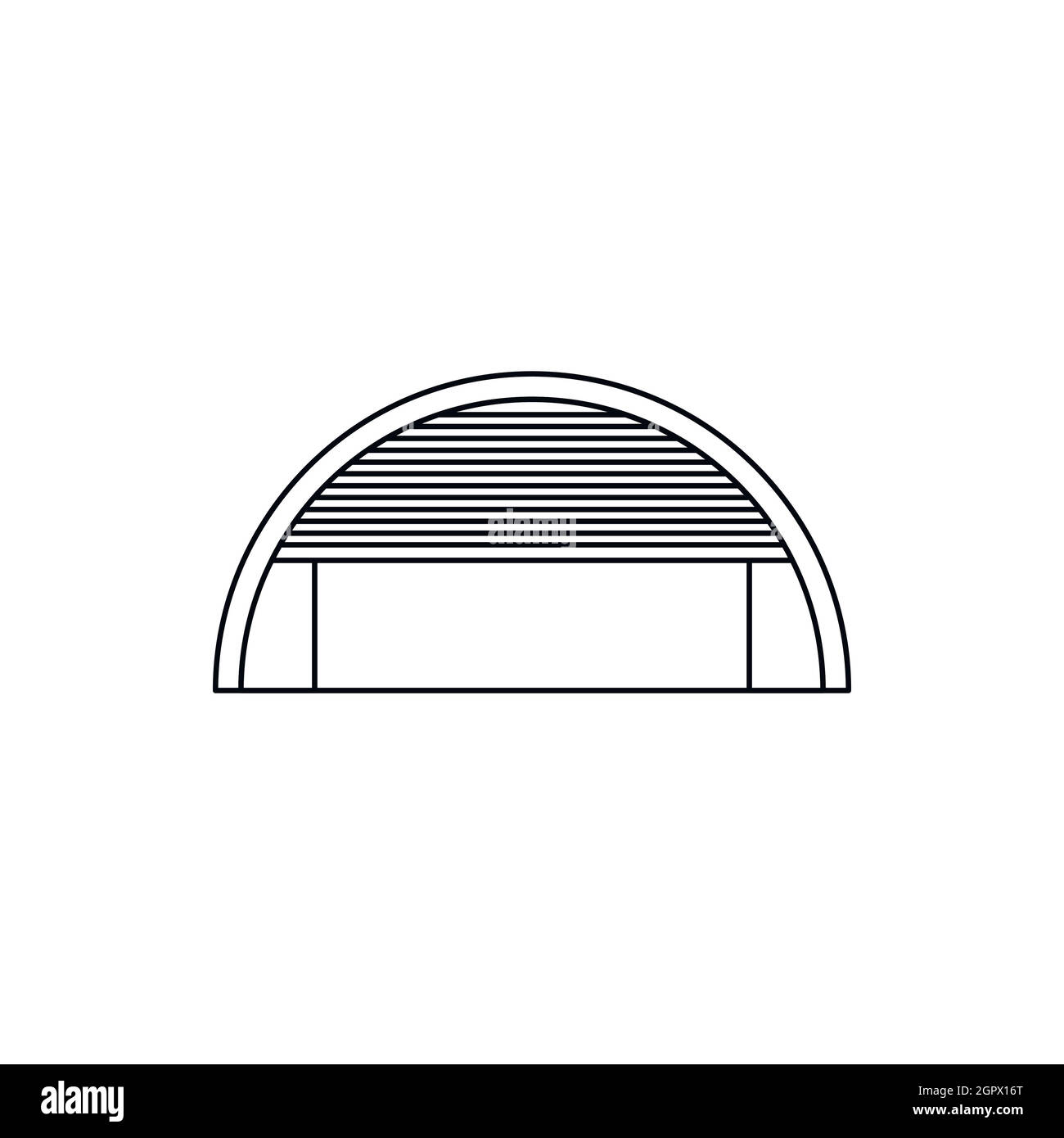 Outline style icon round Stock Vector Images - Alamy