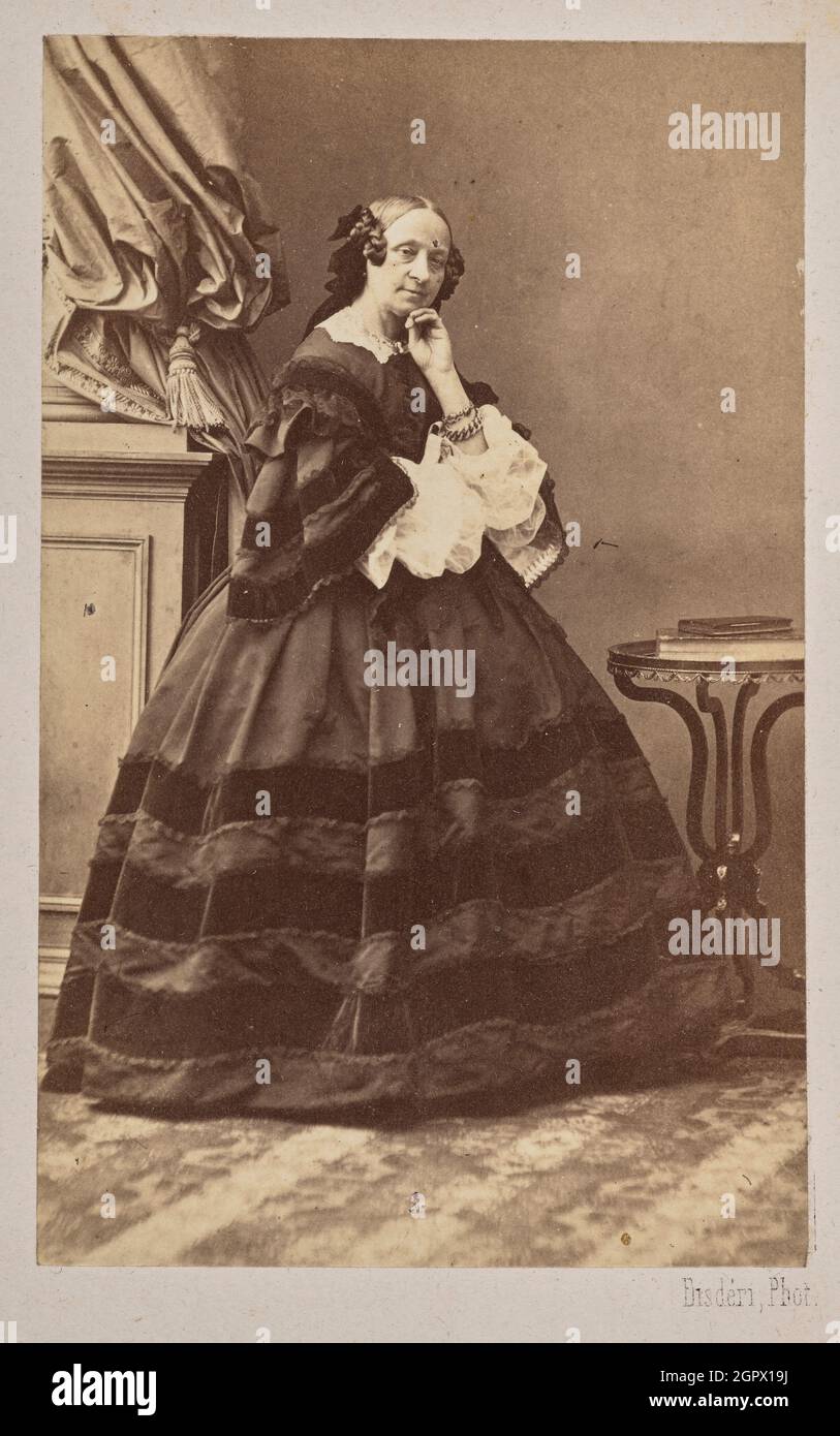 Portrait of the ballerina Marie Taglioni (1804-1884), 1862. Private ...
