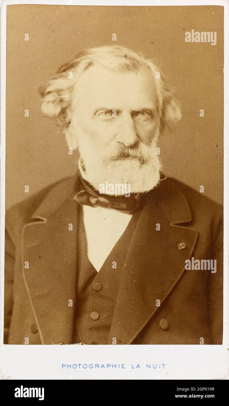 Portrait of the composer Ambroise Thomas (1811-1896). Private Collection Stock Photo - Alamy