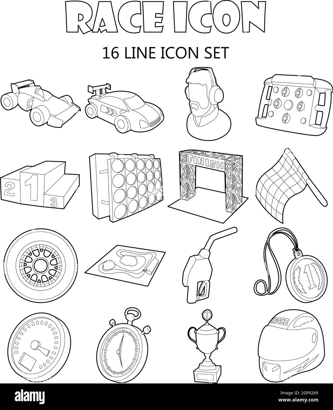 Formula race track in Stock Vector Images - Alamy