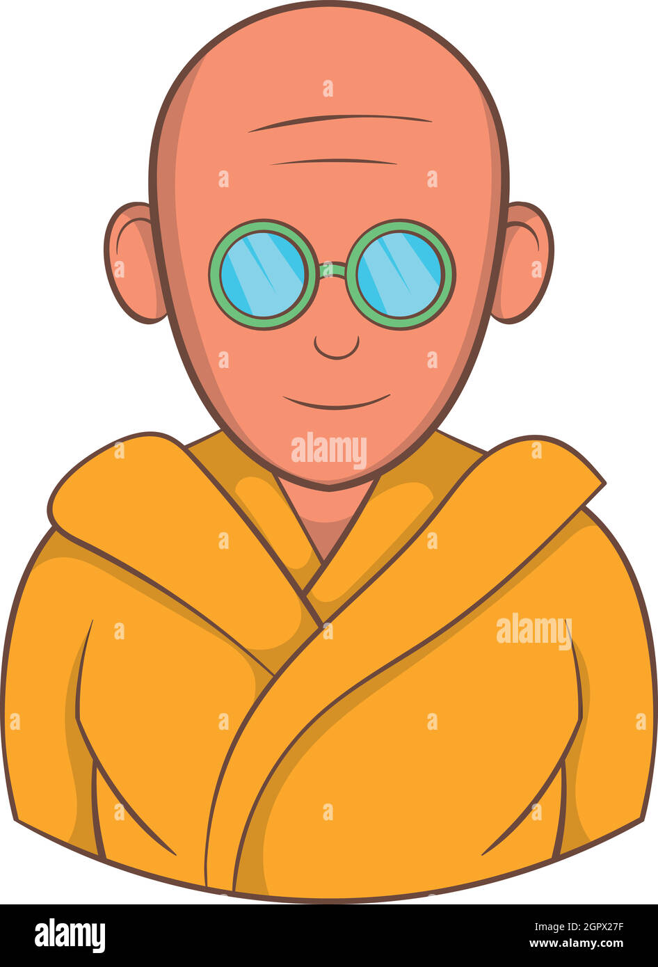 Indian buddhist monk Stock Vector Images - Alamy