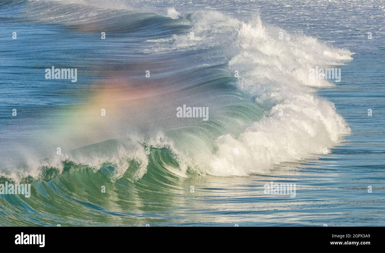 Harris, Isle of Harris, beach, waves, rainbow Stock Photo - Alamy