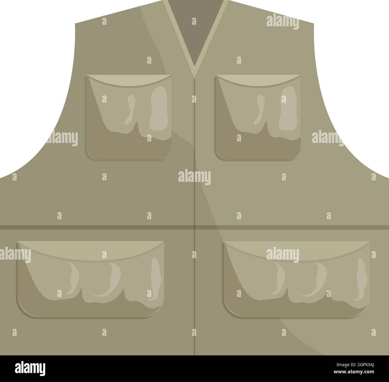 Hunting vest icon, cartoon style Stock Vector Image & Art - Alamy