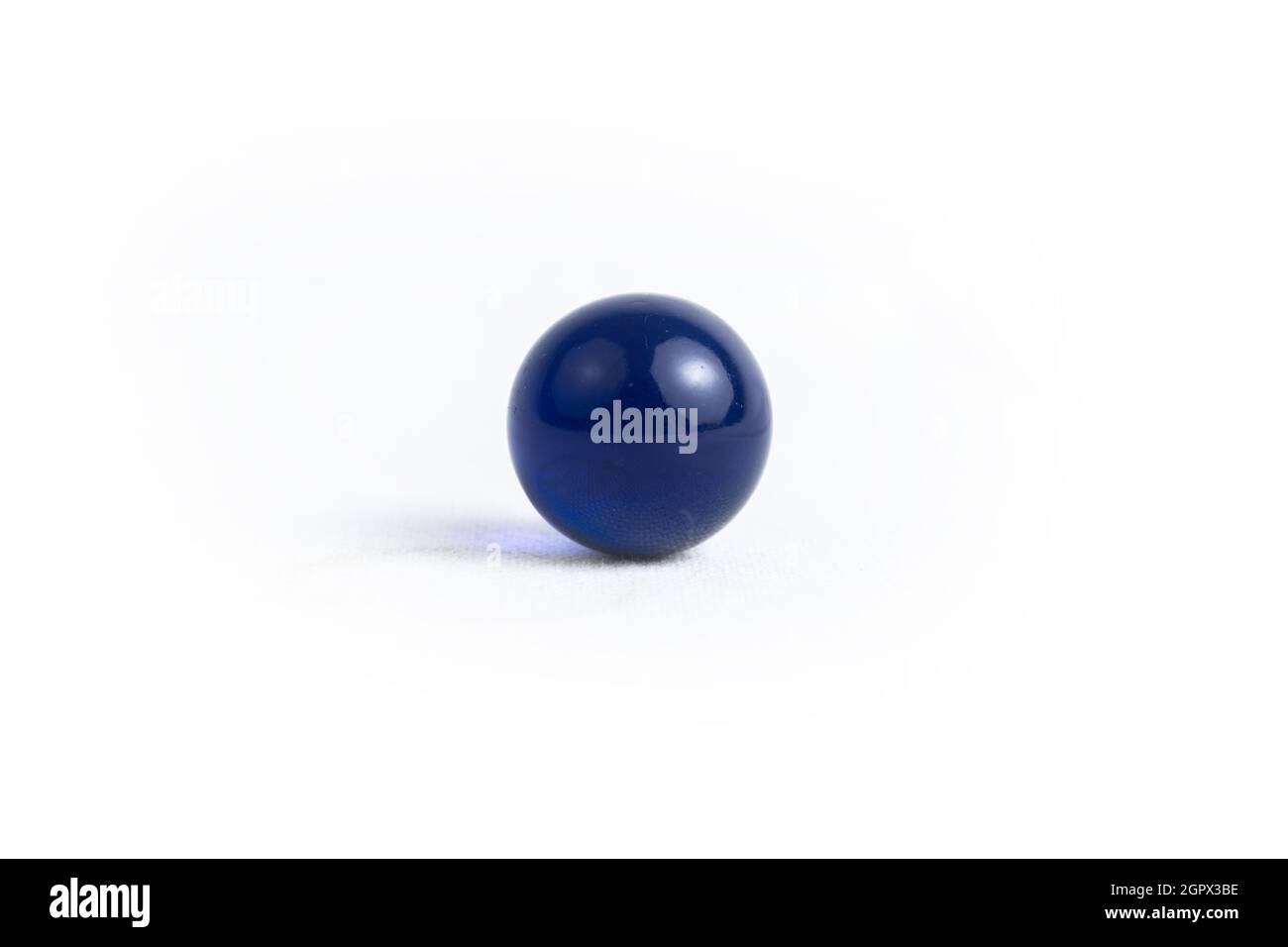 Closeup shot of a blue pearl isolated on a white background Stock Photo ...
