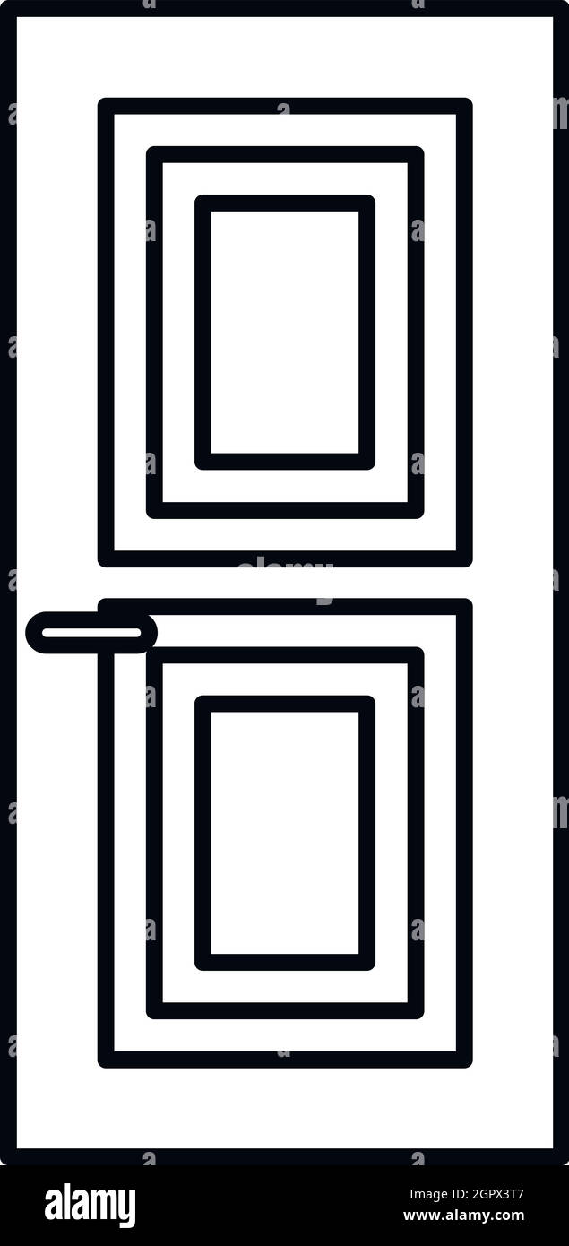 Door icon, outline style Stock Vector Image & Art - Alamy Door icon, outline style Stock Vector Image & Art - Alamy