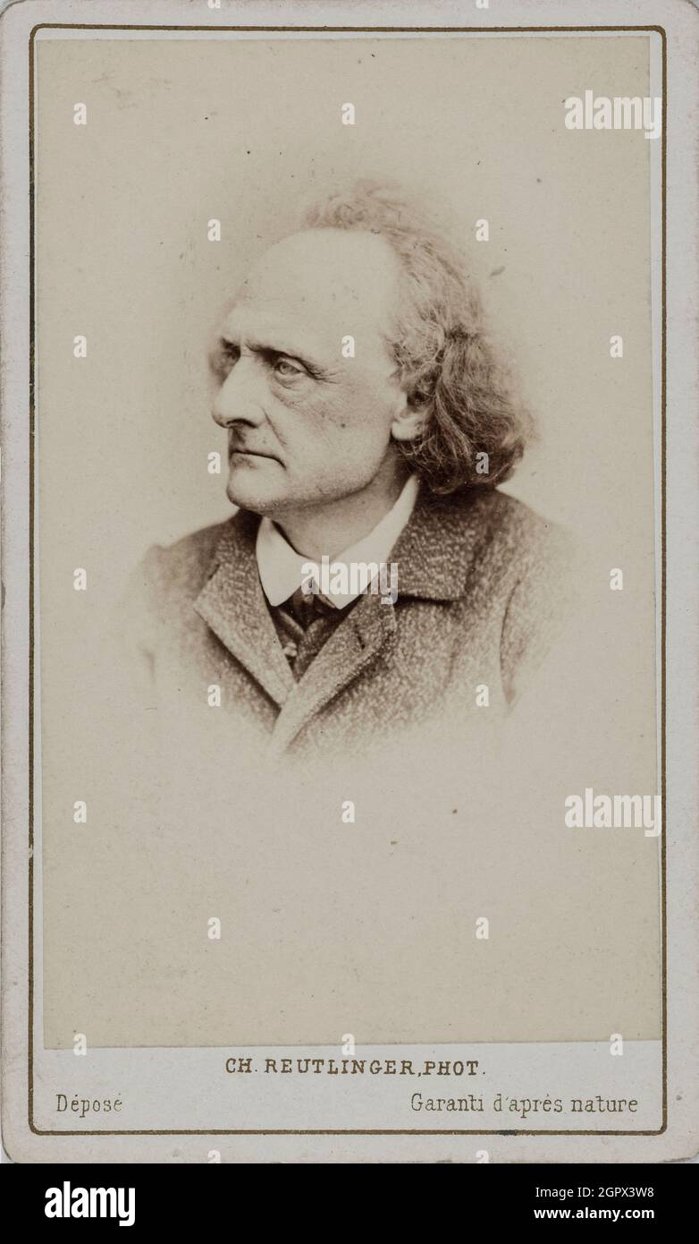Portrait of the pianist and composer Henry Litolff (1818-1891 ...