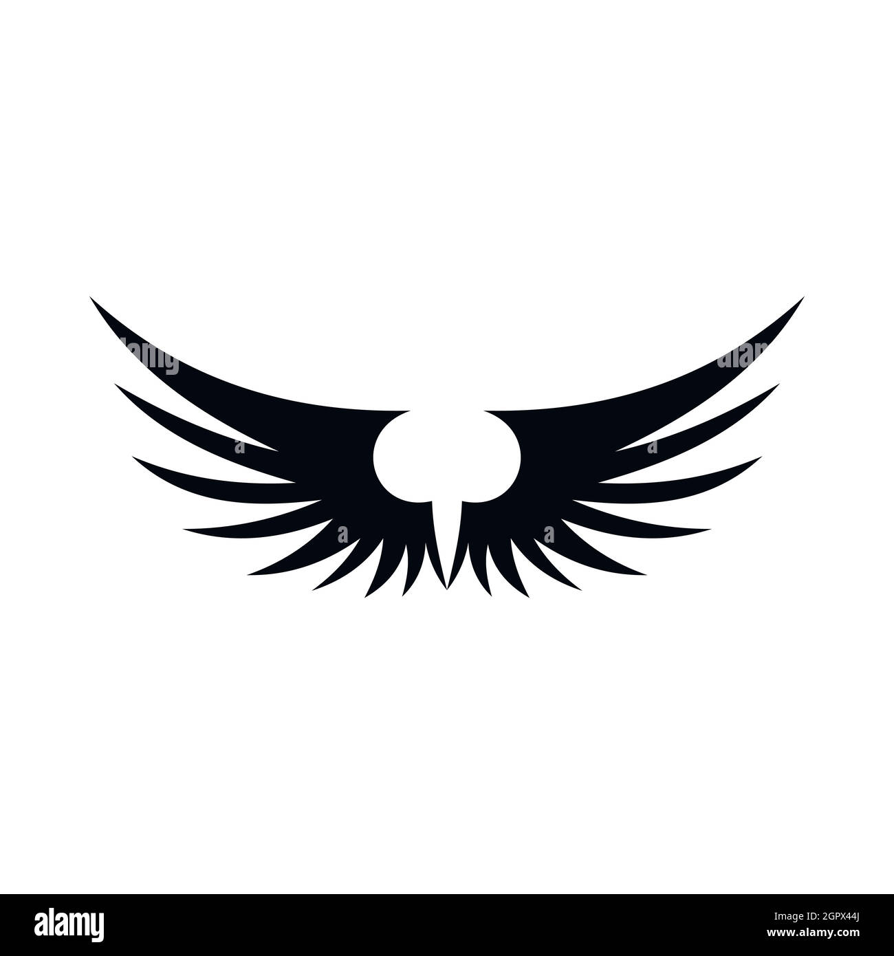 Wing icon, simple style Stock Vector Image & Art - Alamy
