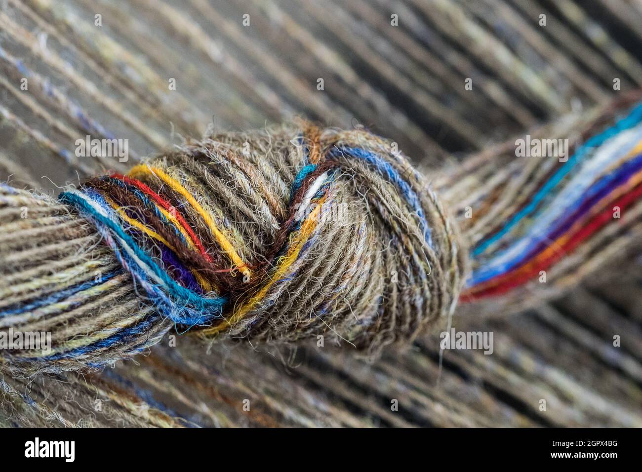 Harris tweed loom hi-res stock photography and images - Alamy