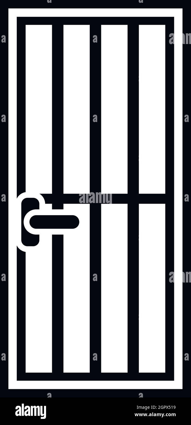 Steel door icon, simple style Stock Vector Image & Art - Alamy