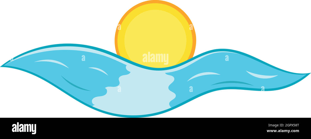 Sand sun waves Stock Vector Images - Alamy