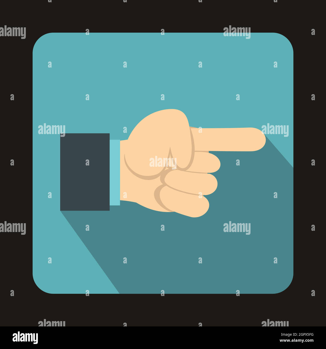 Pointing hand gesture icon, flat style Stock Vector Image & Art - Alamy Pointing hand gesture icon, flat style Stock Vector Image & Art - Alamy