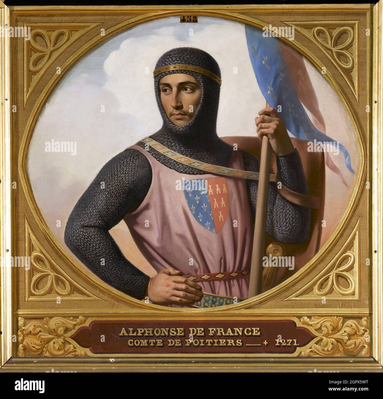 Prince Alphonse of Poitiers (1220-1271), Count of Toulouse, 1837. Found ...