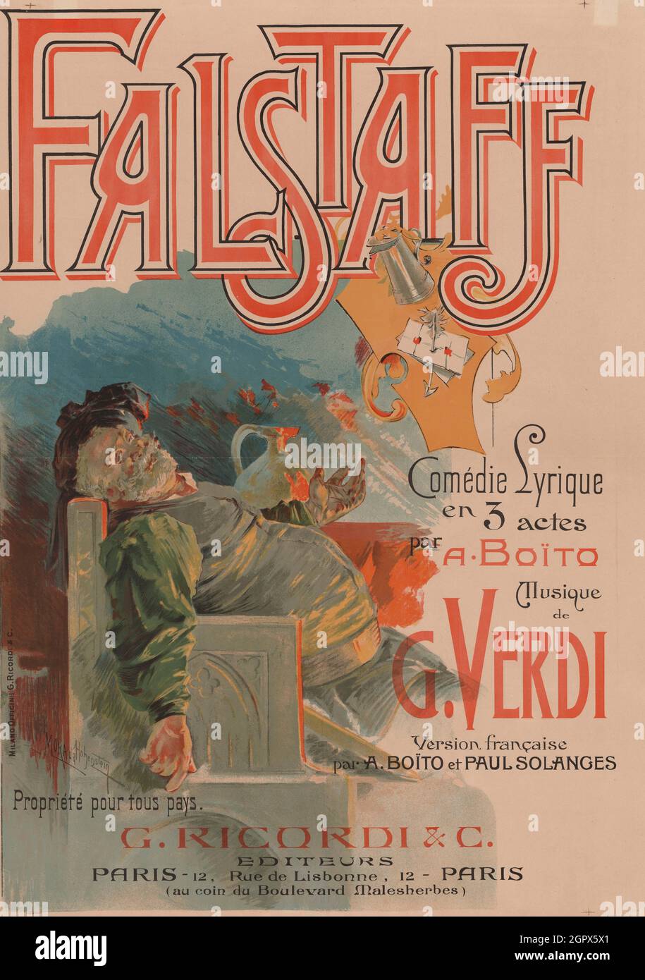 Falstaff poster hi-res stock photography and images - Alamy