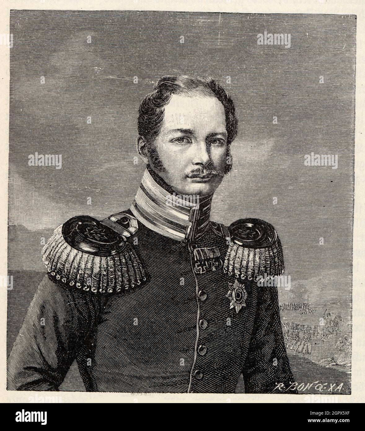 Prince William of Prussia (1797-1888) , 1835. Private Collection Stock ...