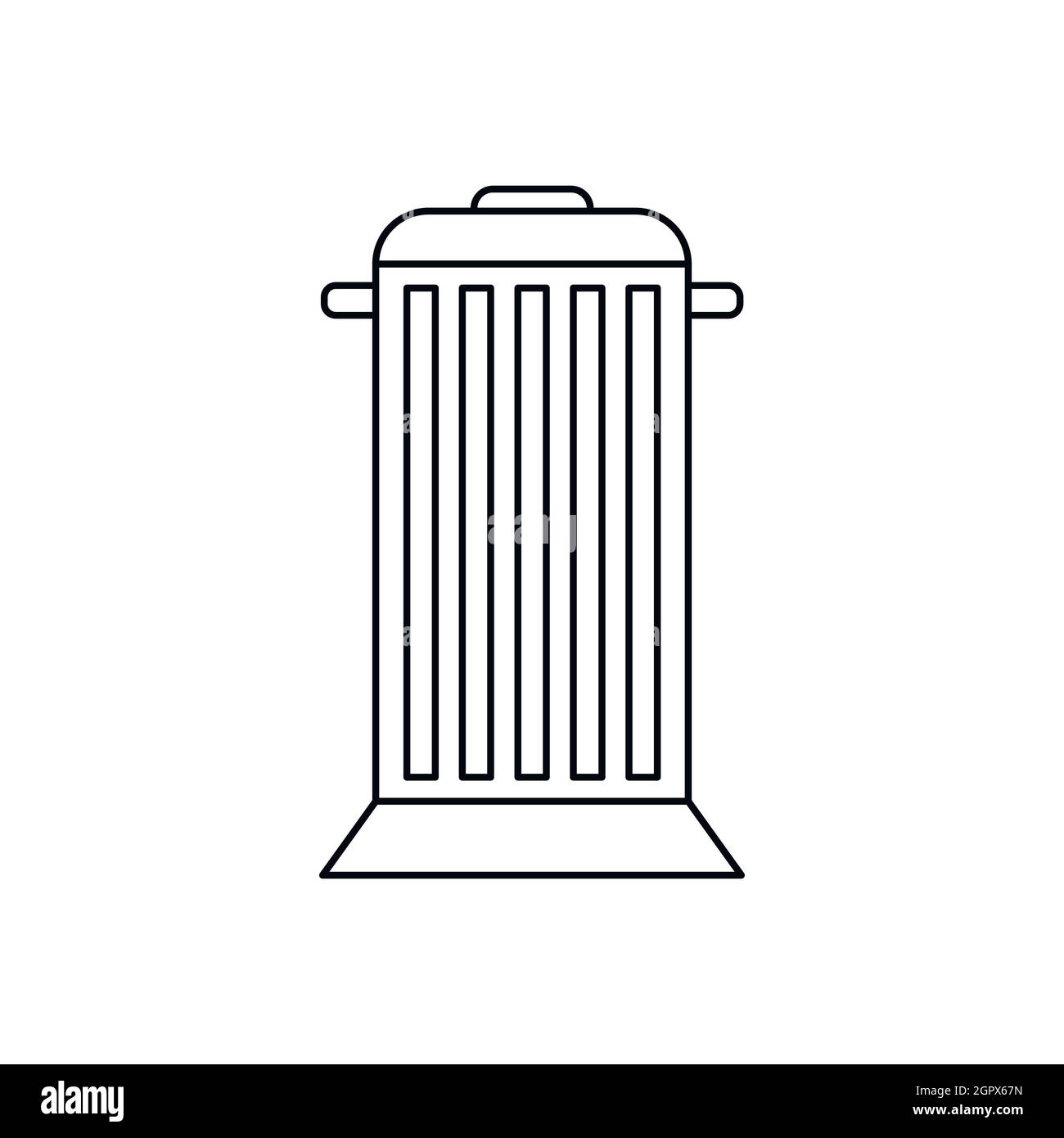 Rubbish litter street Cut Out Stock Images & Pictures - Alamy