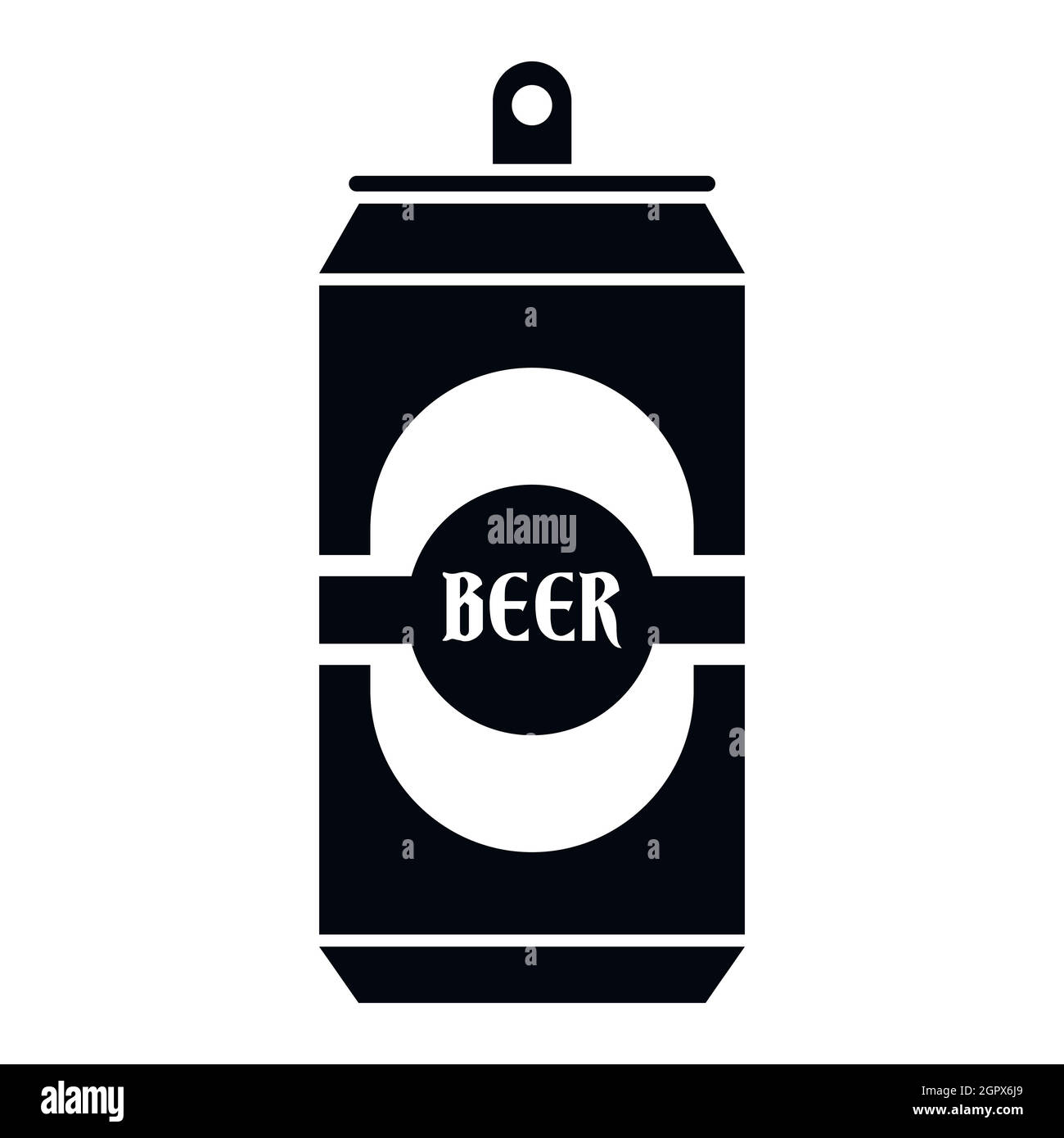 Isolated aluminum metal can Stock Vector Images - Alamy