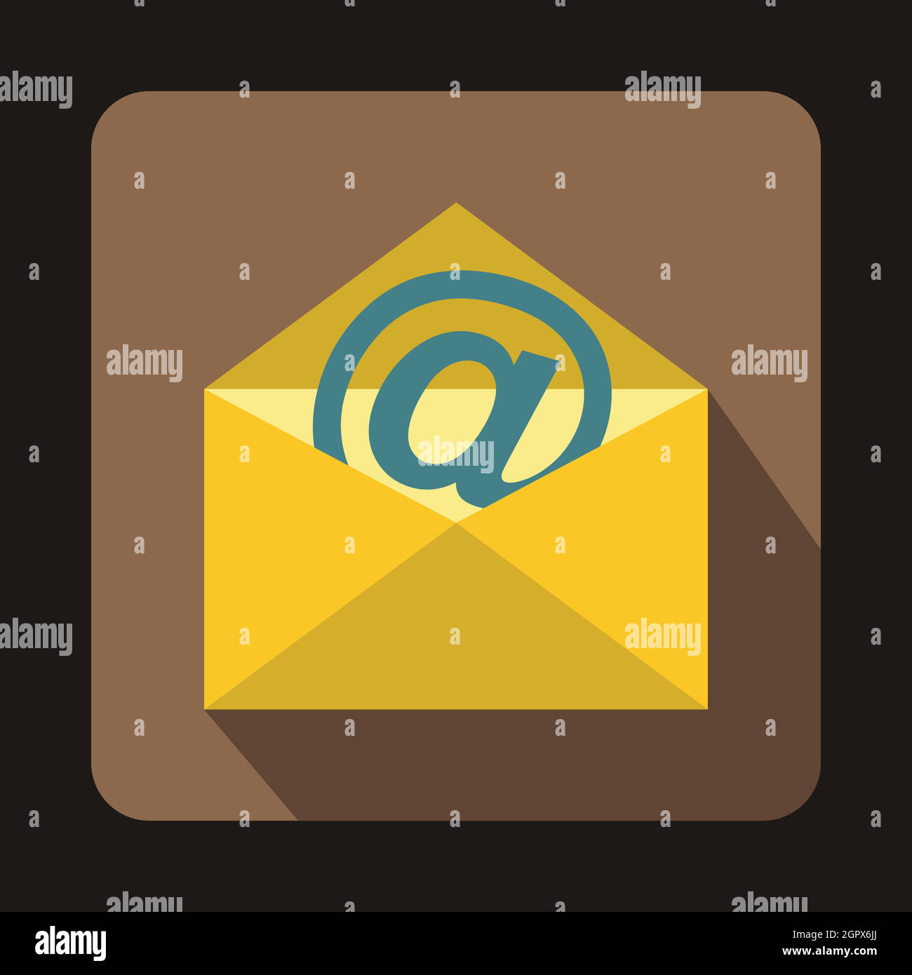 Open yellow envelope blank paper hi-res stock photography and images ...