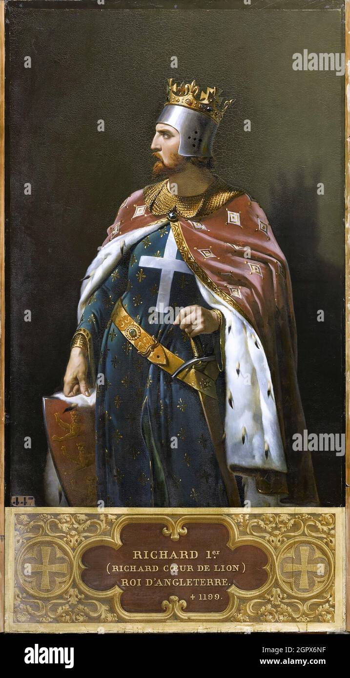 Richard the lionheart painting hi-res stock photography and images - Alamy