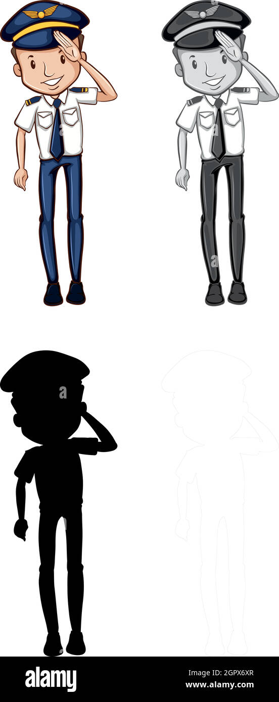 Male character set Cut Out Stock Images & Pictures - Alamy