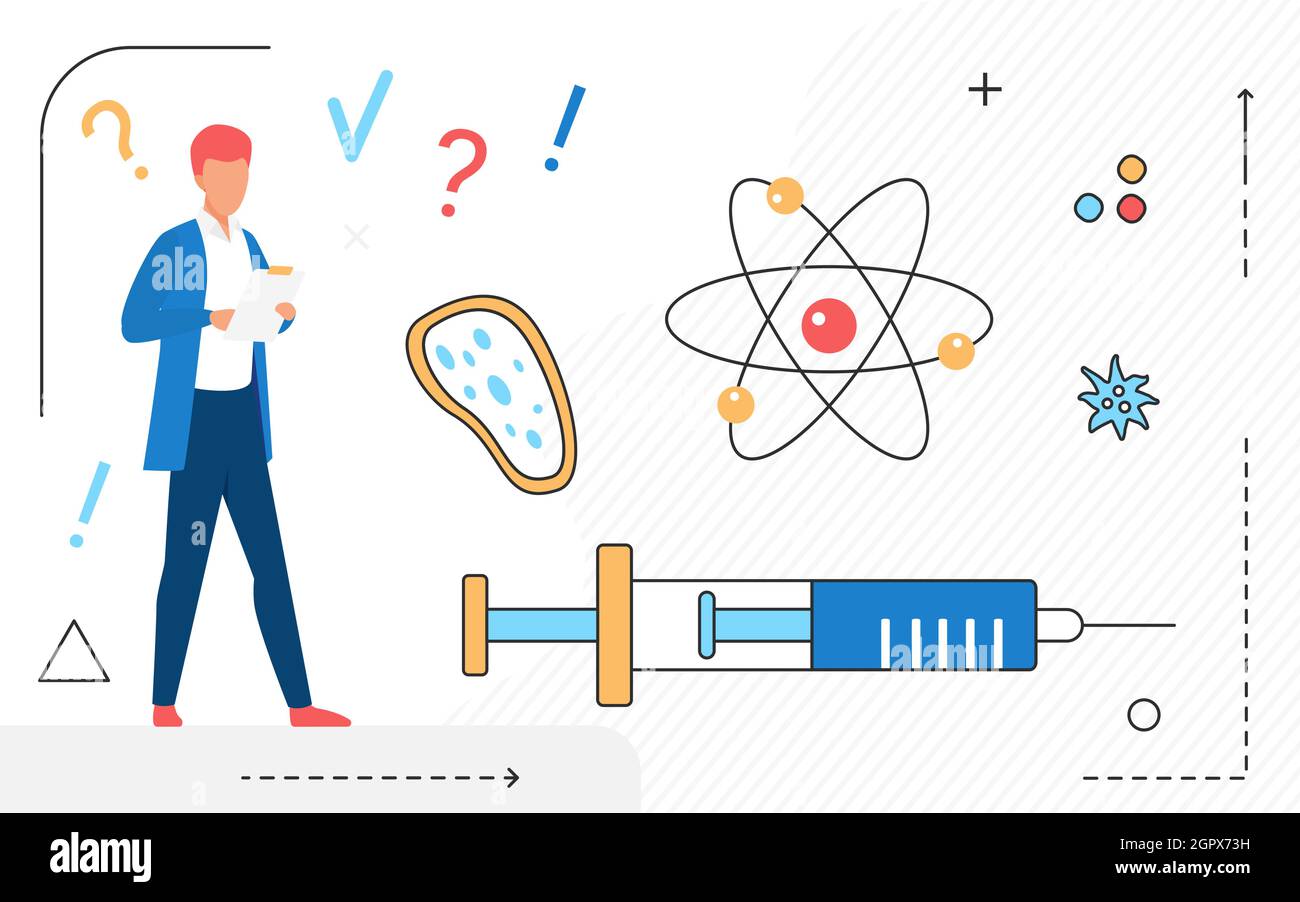 Gmo food modified product, biotechnology vector illustration. Cartoon ...