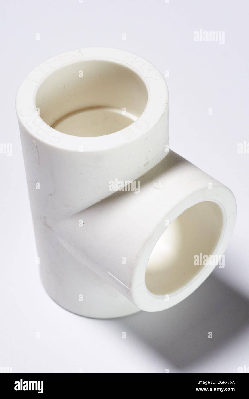 Plastic polypropylene corner isolated on white background Stock Photo ...