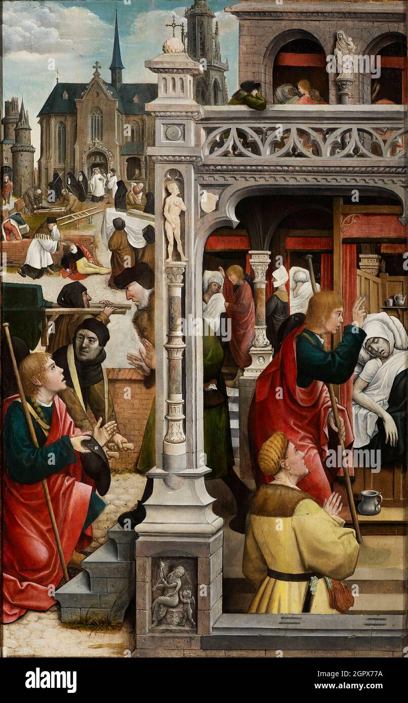 Scene from the life of Saint Roch, 1517. Found in the Collection of the ...