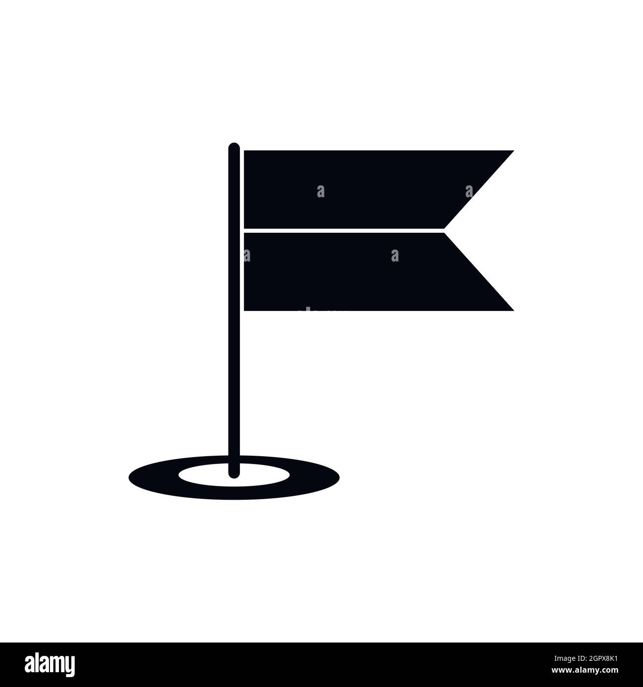 Locator flag icon, simple style Stock Vector Image & Art - Alamy