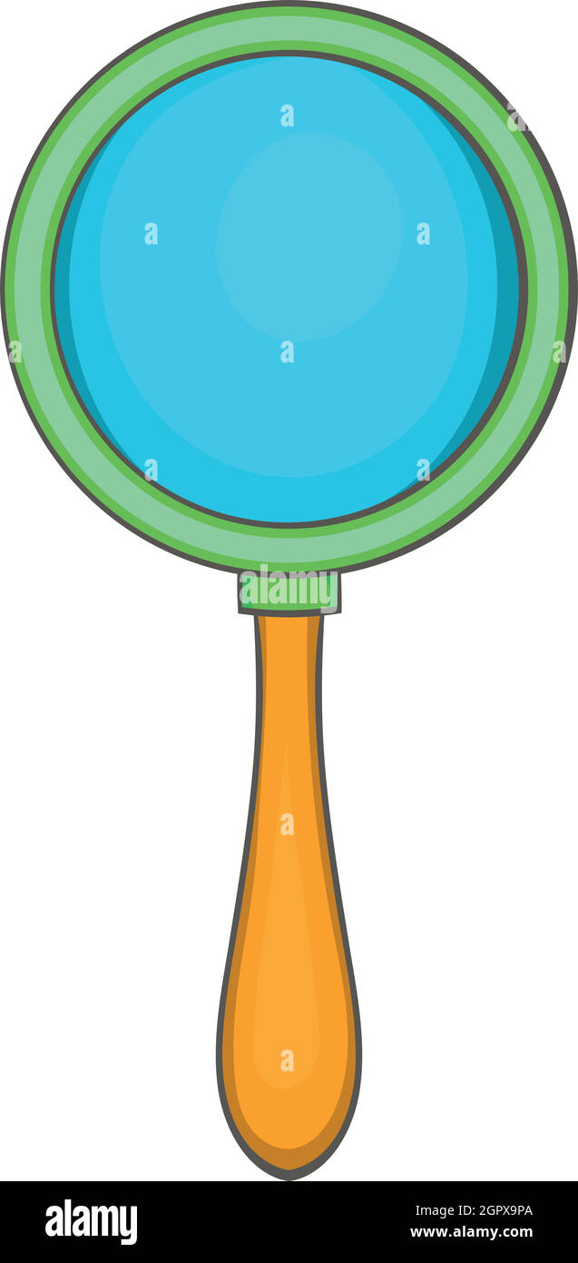 Magnifier icon, cartoon style Stock Vector Image & Art - Alamy