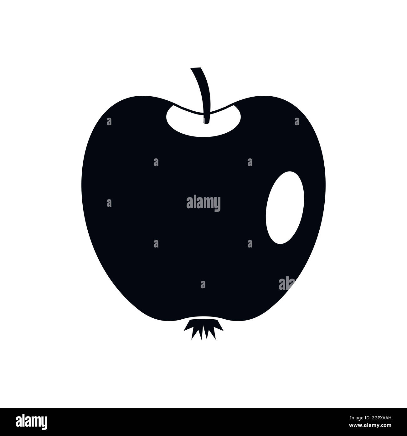 Apple icon, simple style Stock Vector Image & Art - Alamy