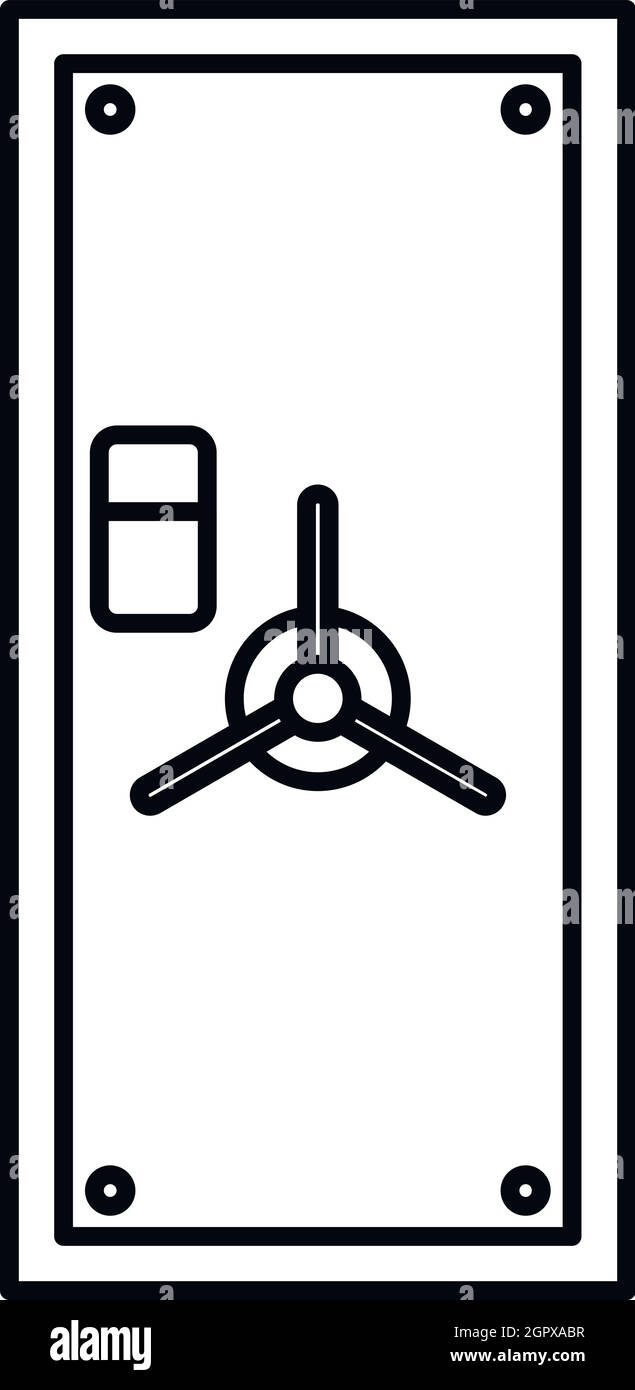 Safe door icon, outline style Stock Vector Image & Art - Alamy Safe door icon, outline style Stock Vector Image & Art - Alamy