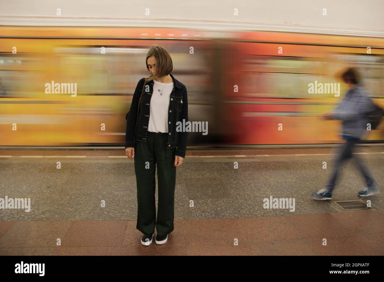 Changing train underground hi-res stock photography and images - Alamy