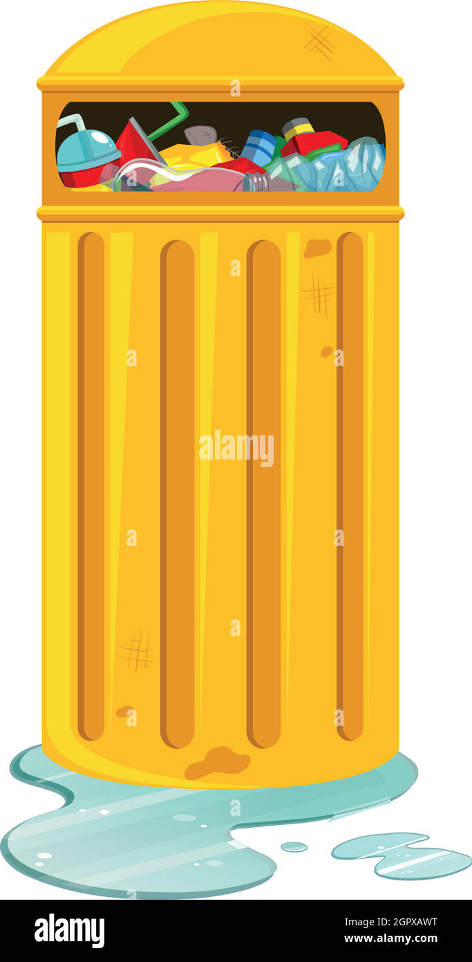 Wet bin Stock Vector Images - Alamy
