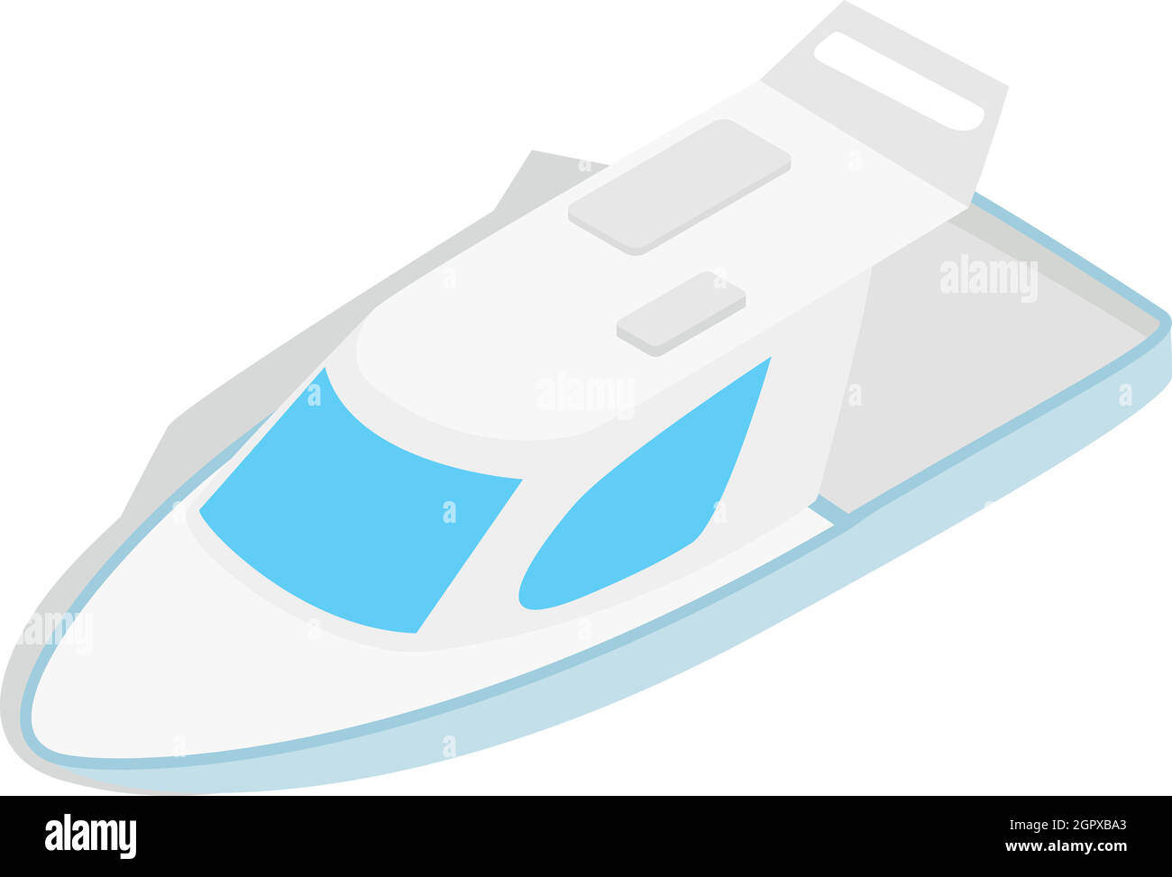 Speed boat icon, isometric 3d style Stock Vector Image & Art - Alamy