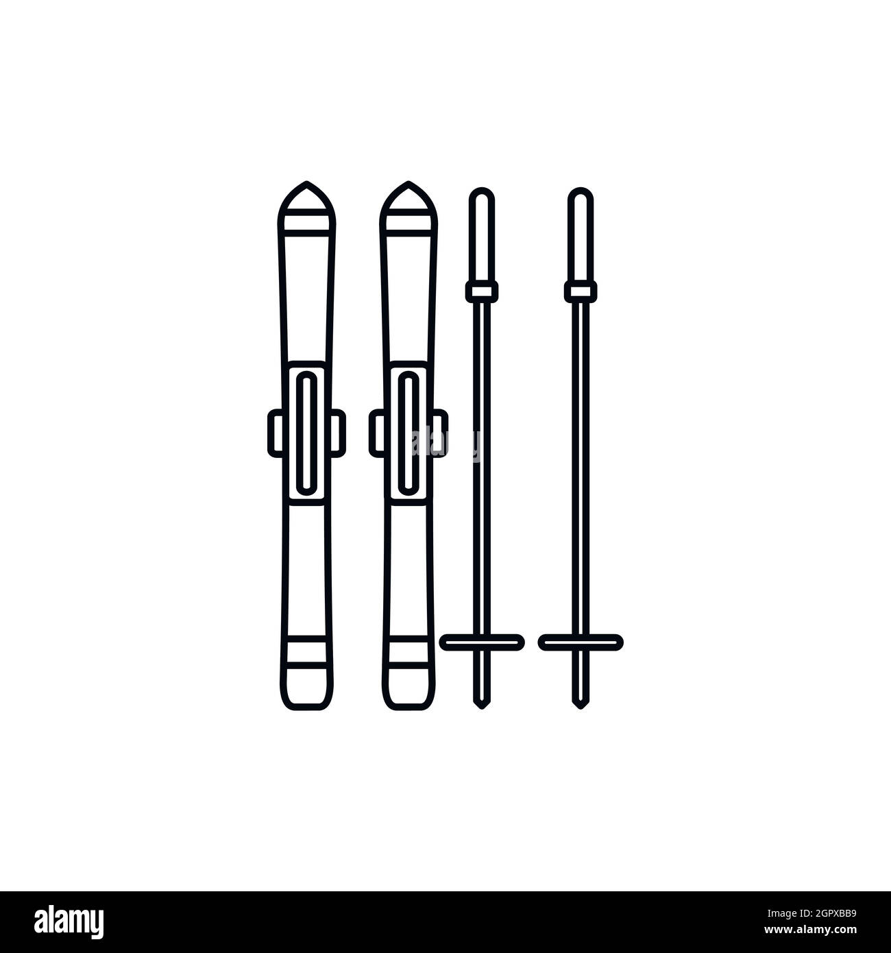 Sport gear icon outline Cut Out Stock Images & Pictures - Alamy