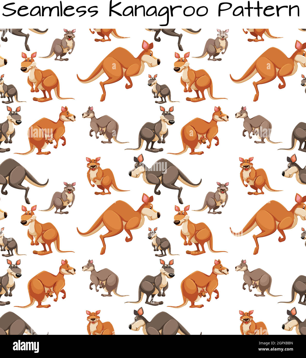 Image Kangaroo Stock Vector Images - Alamy