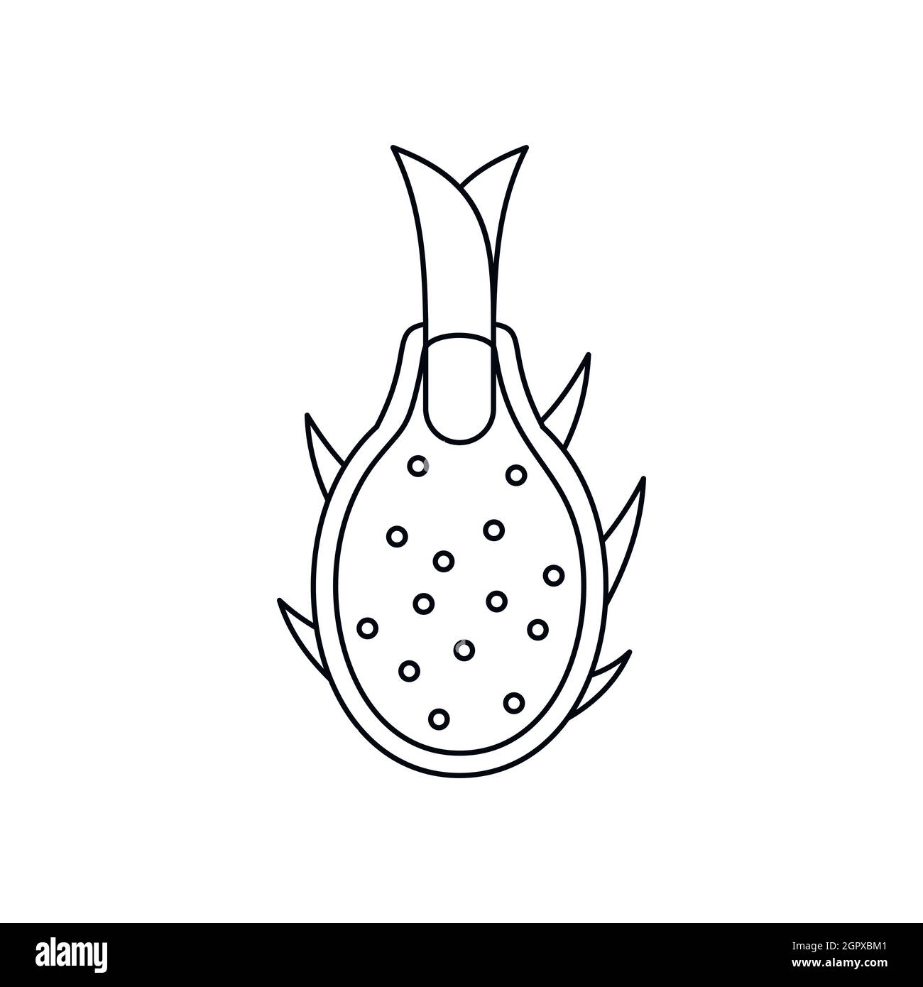 Dragon fruit style Cut Out Stock Images & Pictures - Alamy