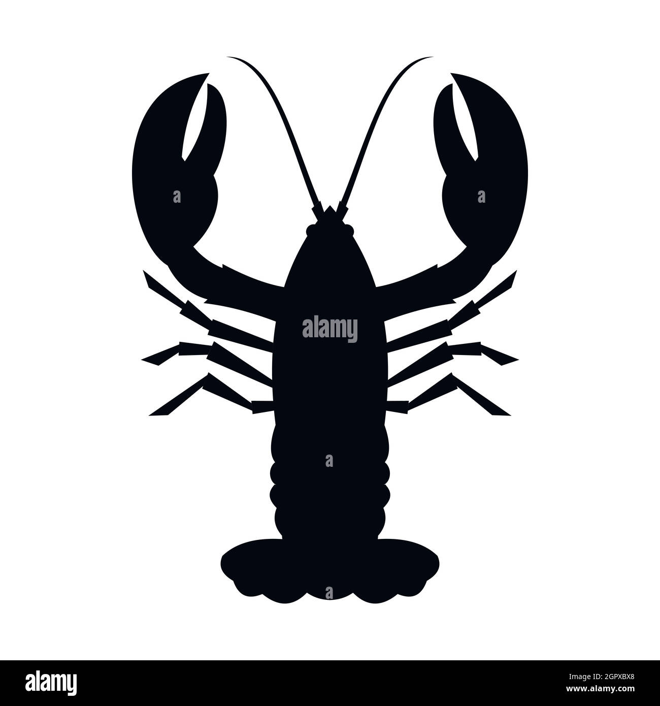 Red seafood crab simple Stock Vector Images - Alamy