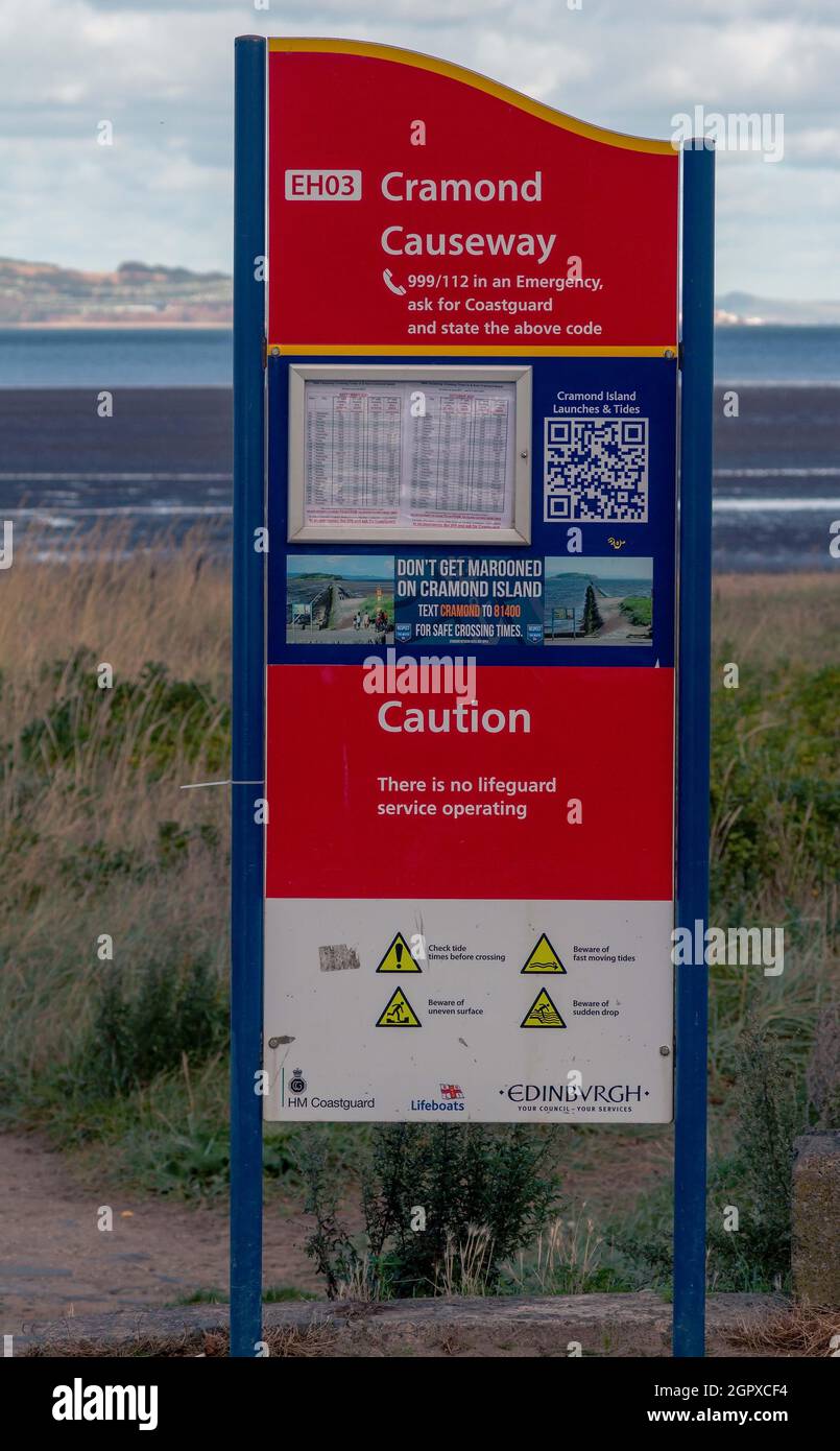 Cramond sign hi-res stock photography and images - Alamy
